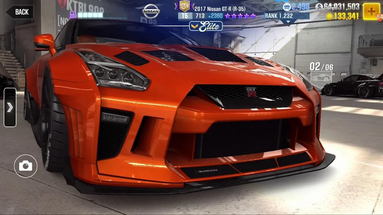 CSR Racing 2 Nissan GTR R35 Elite Tuners Fully Upgraded