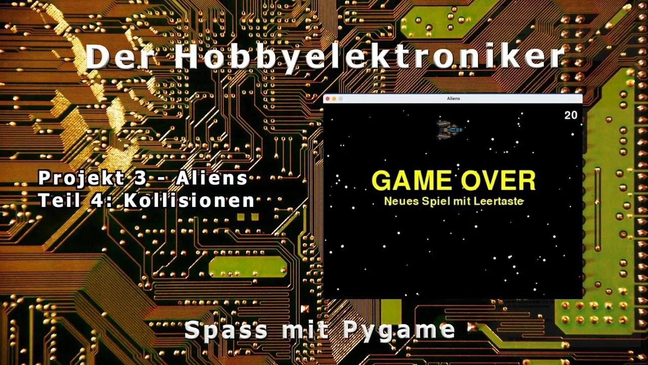 Spass mit Pygame: Aliens 4 Spass mit Pygame: Aliens 4