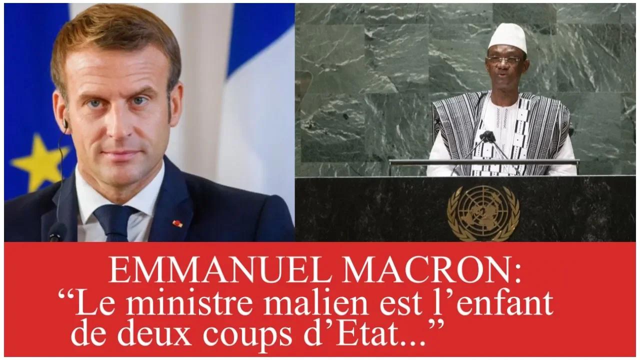 MALI🛑Reponse à Emmanuel Macron après avoir traité un ministre africain ...