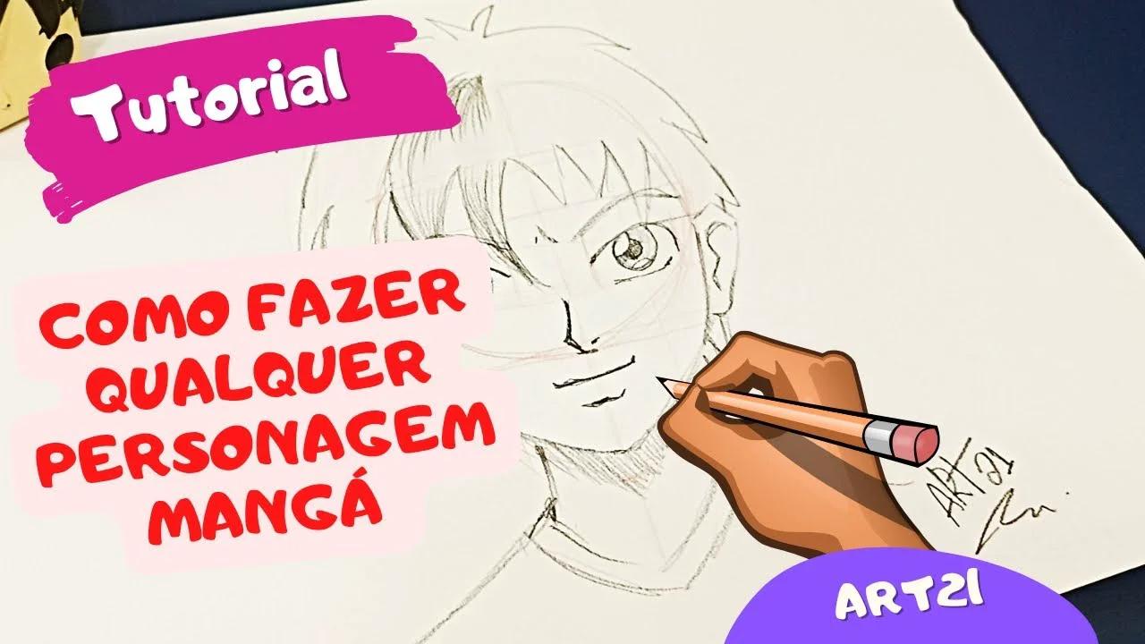 Aprenda a Desenhar um Personagem de Mangá nesse tutorial simples e fácil