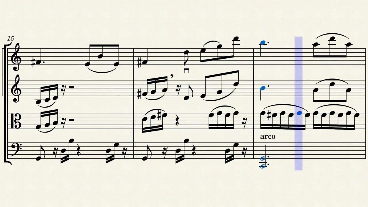 Prelude – Jordon He, TwoSet Violin – Arrangement for string quartet