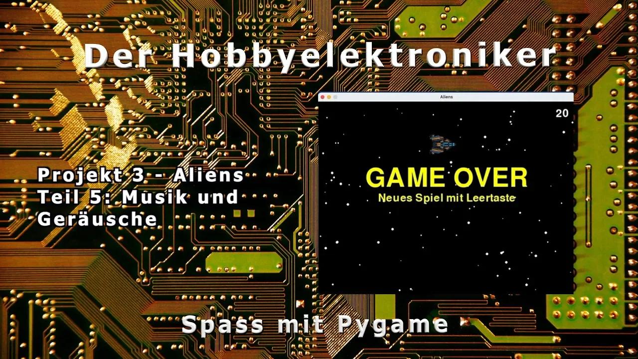 Spass mit Pygame: Aliens 5