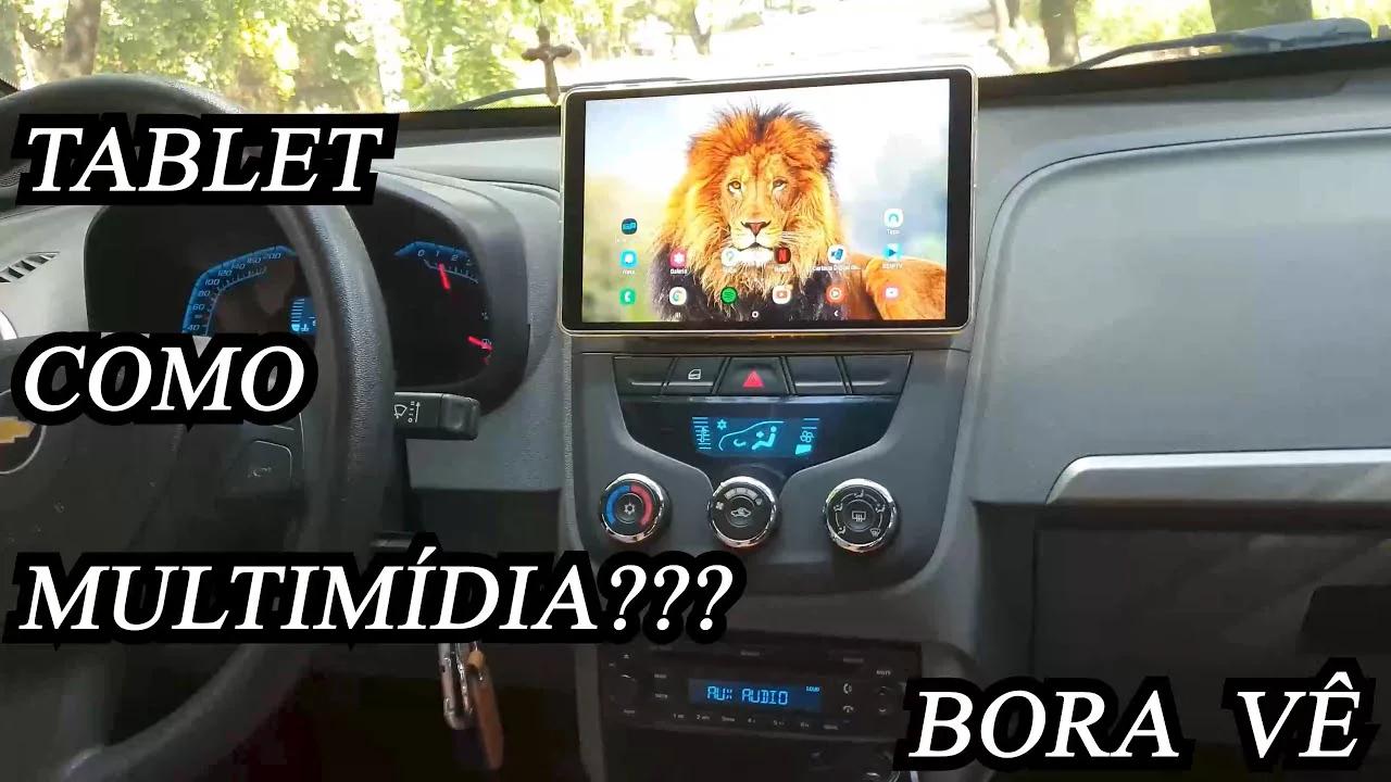 USANDO TABLET COMO CENTRAL MULTIMÍDIA DO CARRO - TABLET NO PAINEL DO ...
