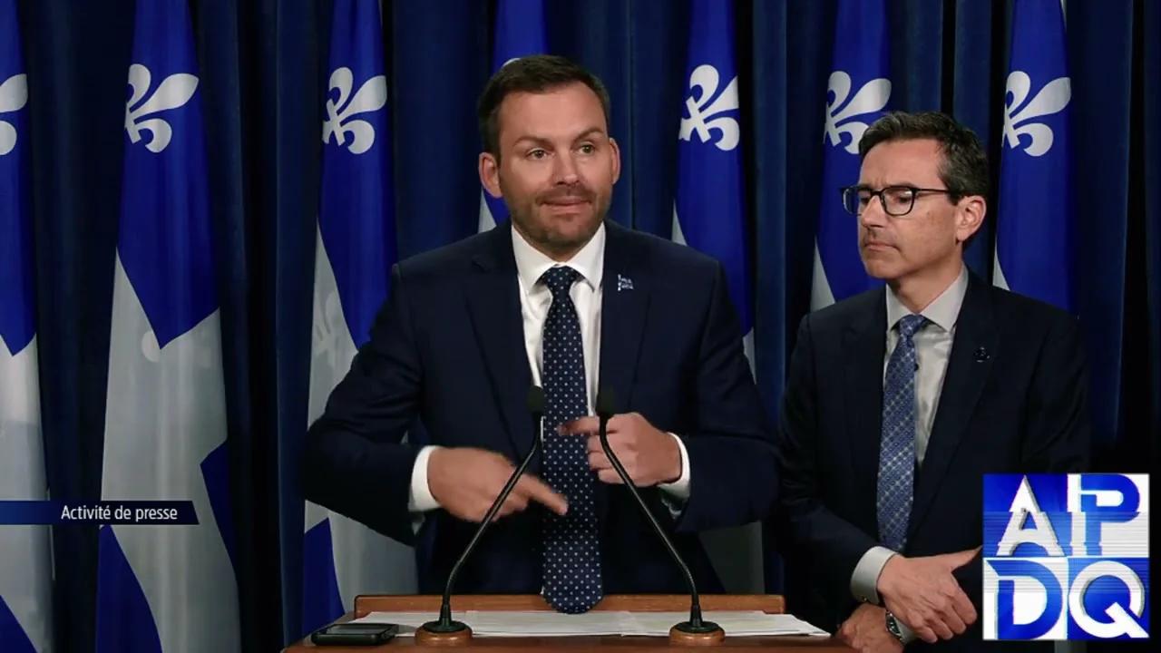 3 oct 2024 Point de presse du PQ avec PSPP et Paradis