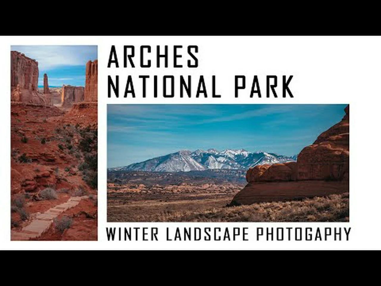 Winter Landscape Photography In Arches National Park | Utah National ...