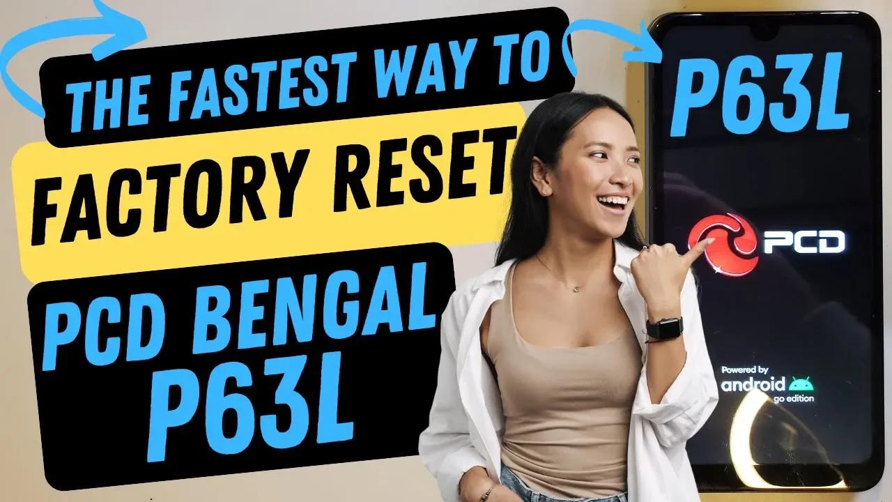 PCD Bengal P63L Factory Reset Hard Reset - This is the Fastest Way