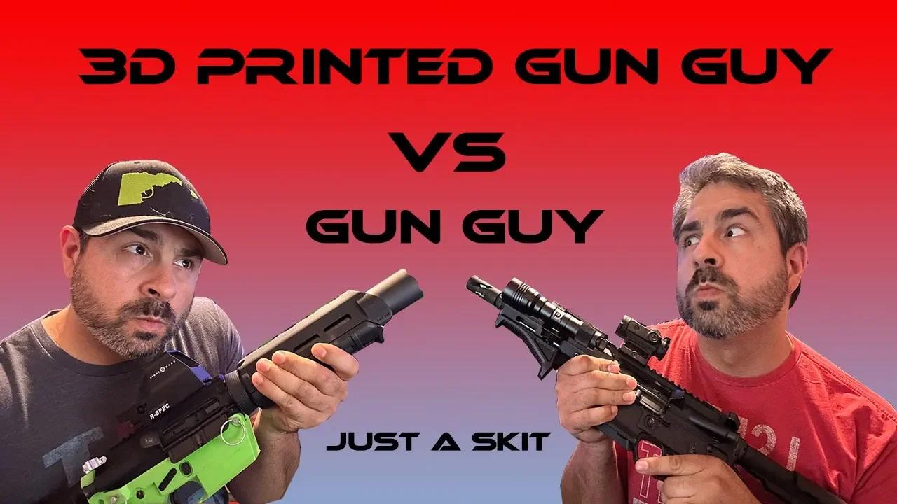 Gun Guy VS 3D Printed Gun Guy! This is just for fun... I consider ...