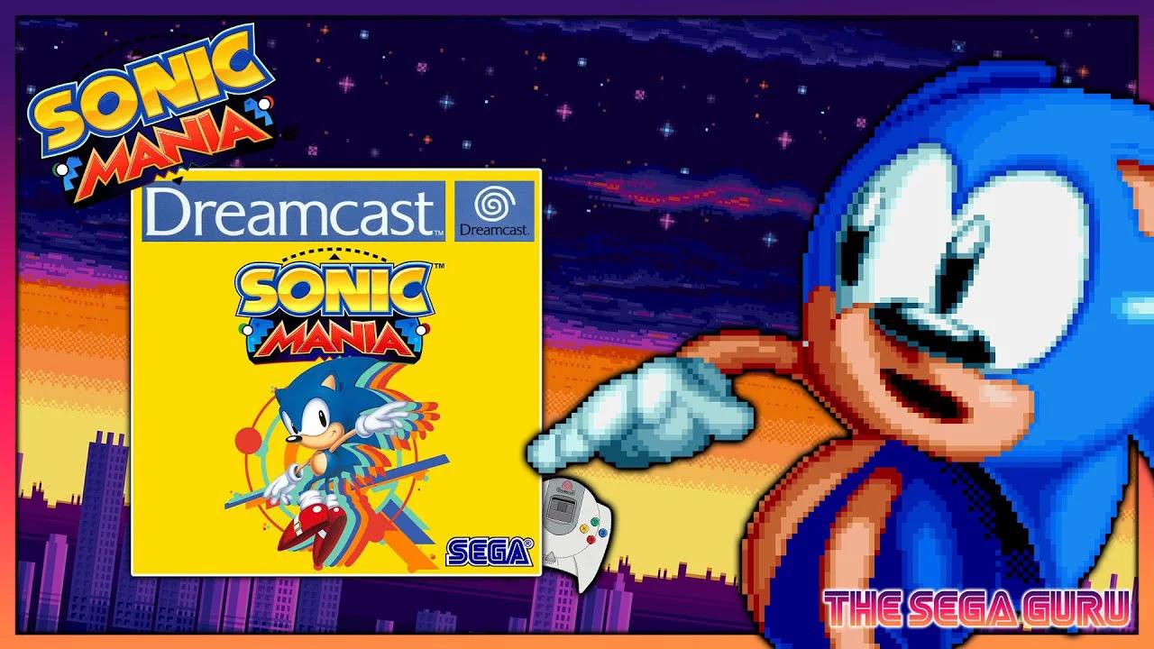 SONIC MANIA FOR SEGA DREAMCAST - RUNNING 60FPS AND FULL LEVEL PLAY