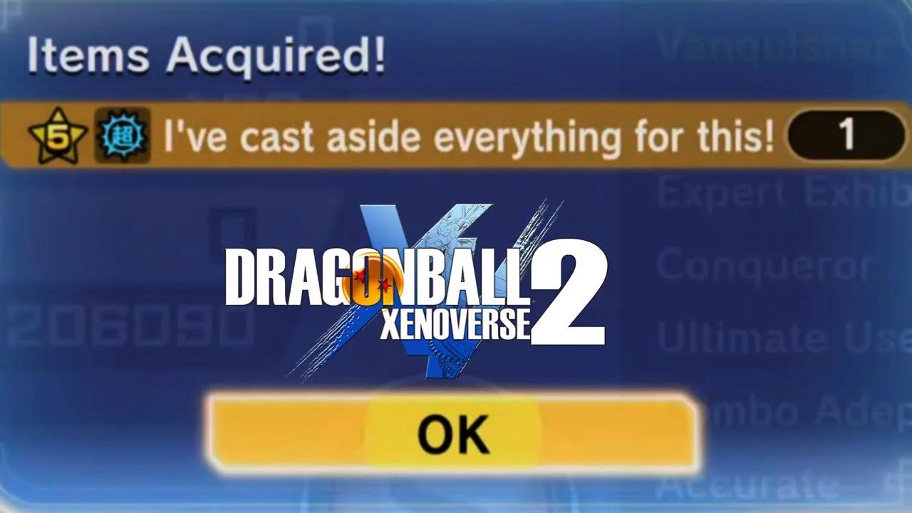 Dragon Ball Xenoverse 2: How to get I've Cast aside Everything for this ...