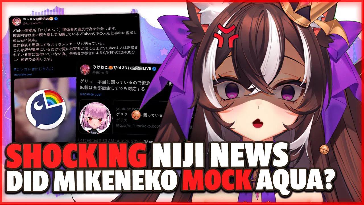 【VTUBER NEWS】Nijisanji Employee Doxxes Vtubers? New Mikeneko Allegations Are Insane