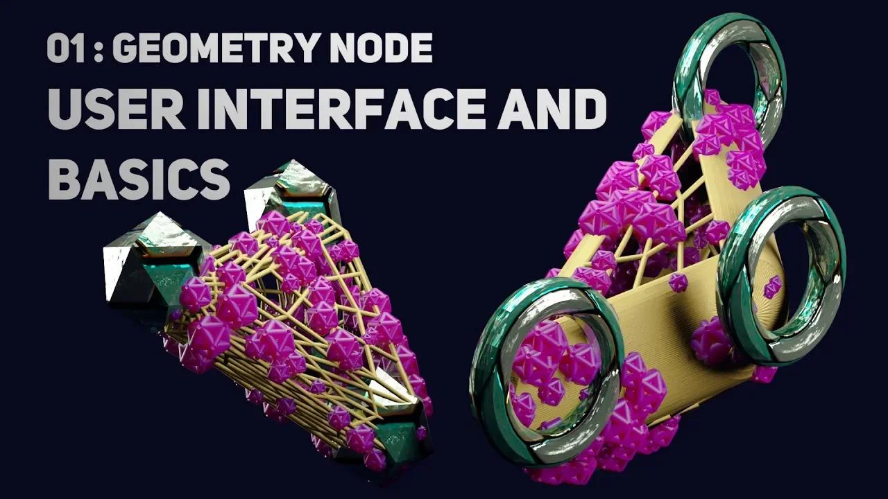 01 Basics and Interface -Geometry Nodes For Beginners (in Hindi)