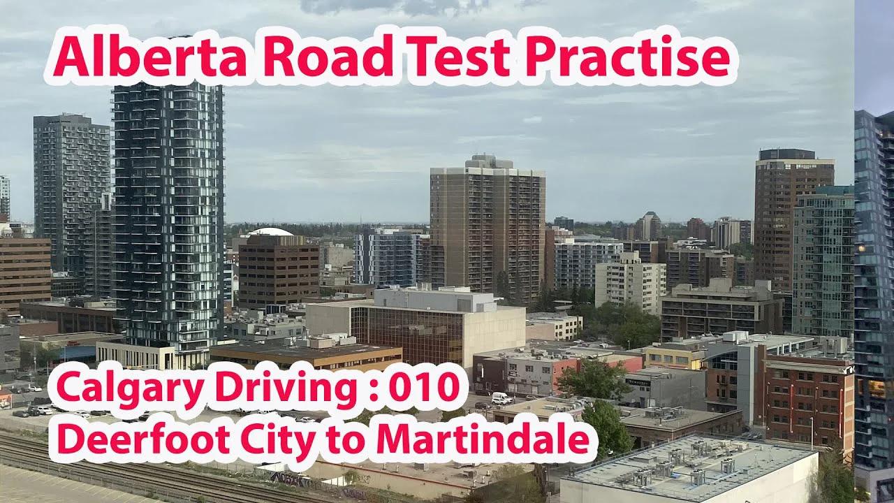 Alberta Driving License Road Test Practise Driving in Calgary Deerfoot ...