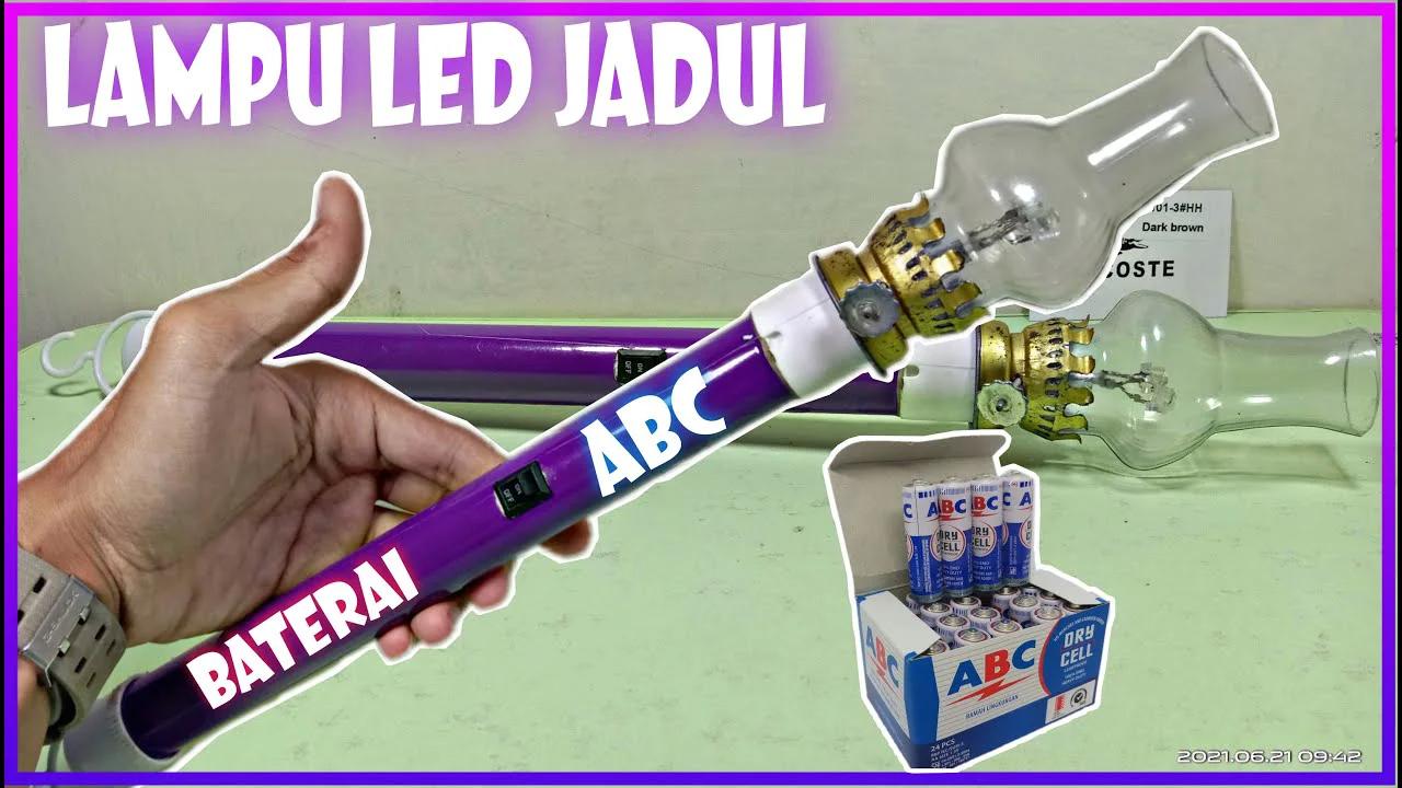Cara Membuat Lampu LED Senter Sederhana [Terbaru] Menggunakan Baterai ...