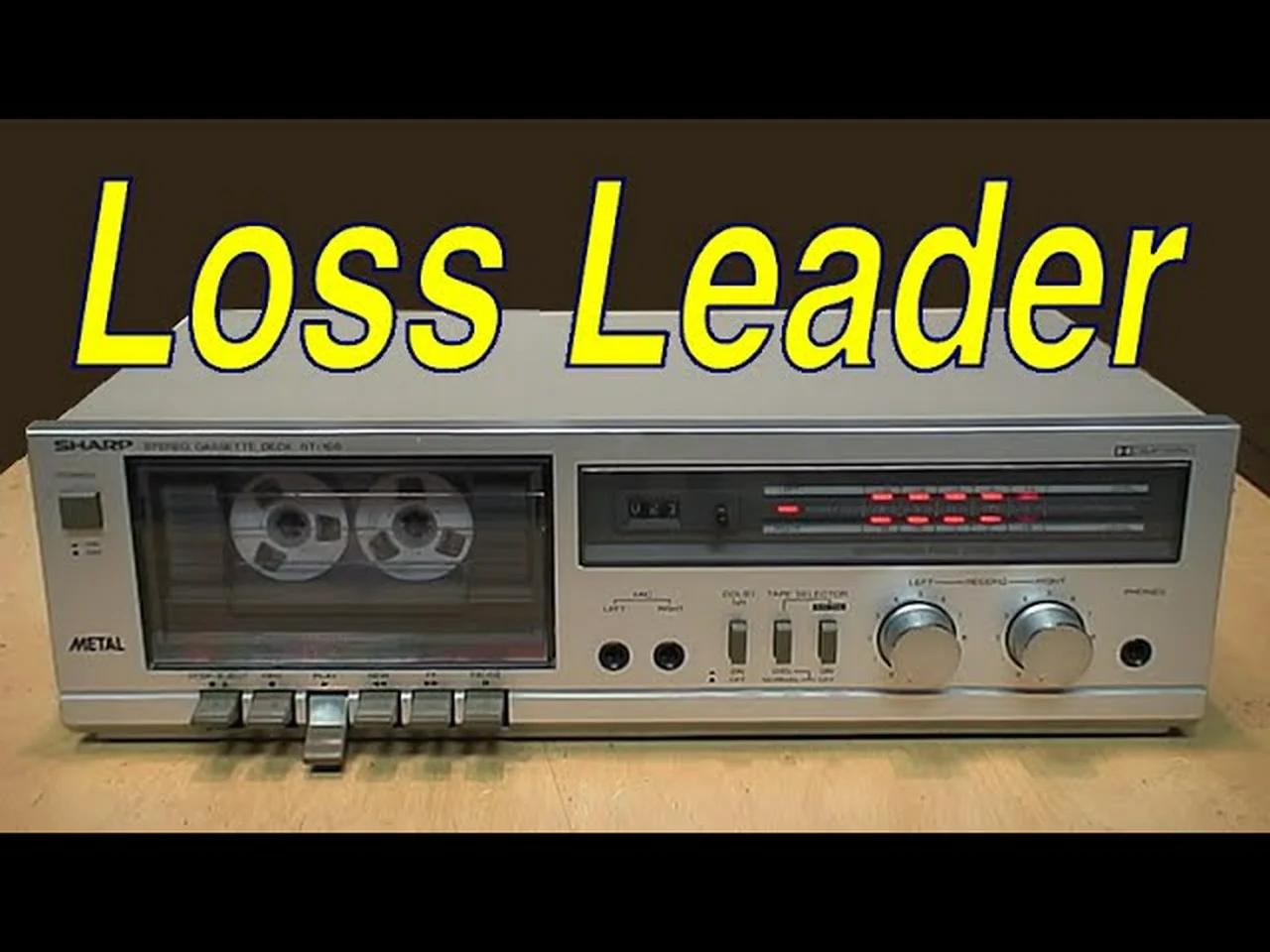 Sharp RT-100 "Loss Leader" cassette deck