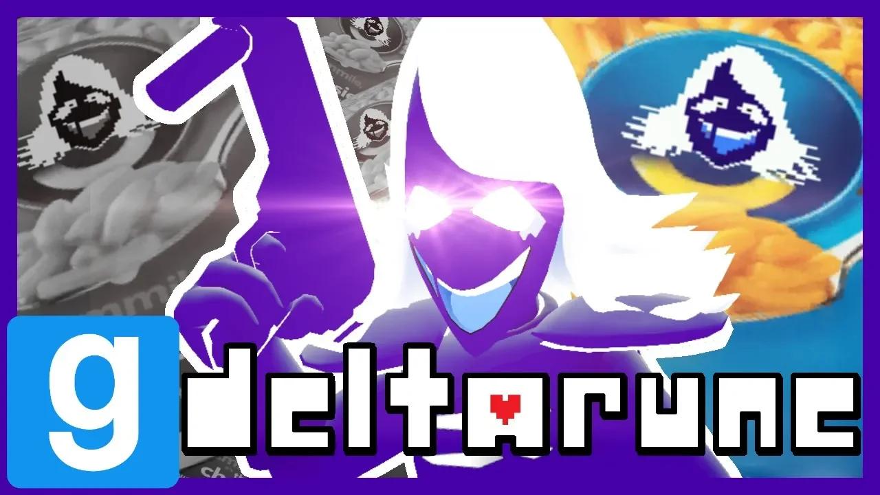 Deltarune Rouxls Kaard Mac and Cheese Gun