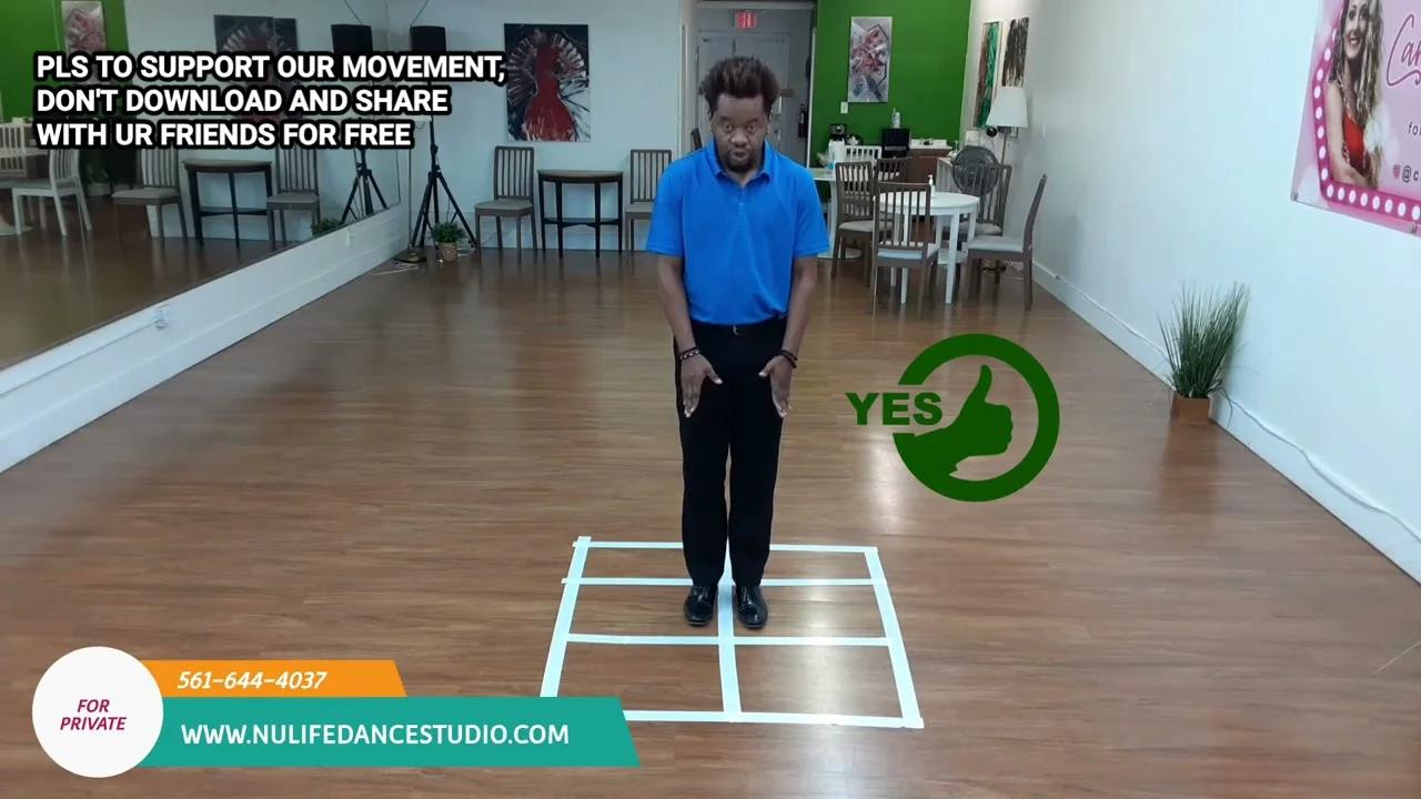 KOMPA DANCE 1ST BASIC STEP TUTORIAL.... WITH CLAUDEL -- #KOMPA #KONPA # ...