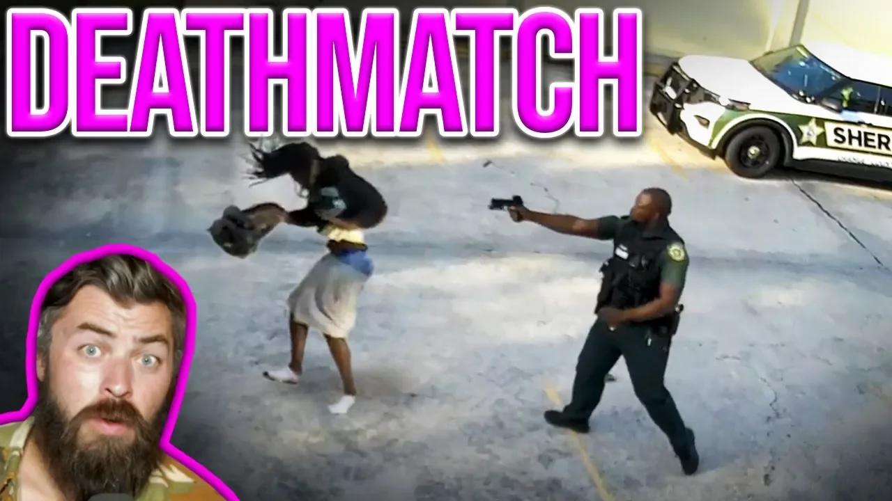 Suspect Tries To Beat Cop To Death