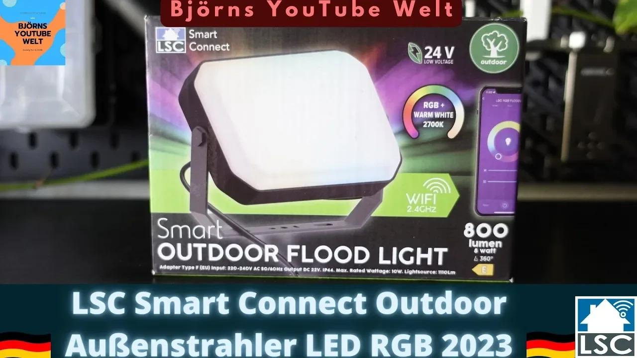 LSC Smart Connect Outdoor Flood Light - Außenstrahler LED RGB von ...