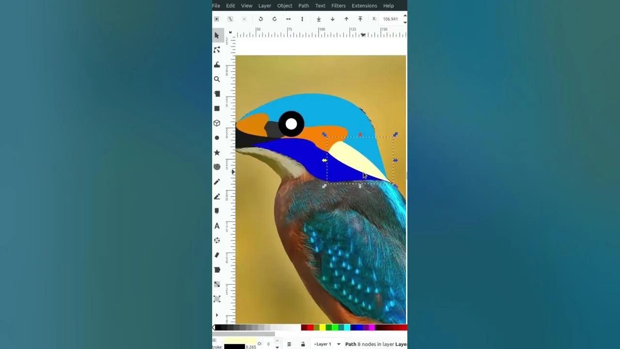 Vector Image Trace In Inkscape
