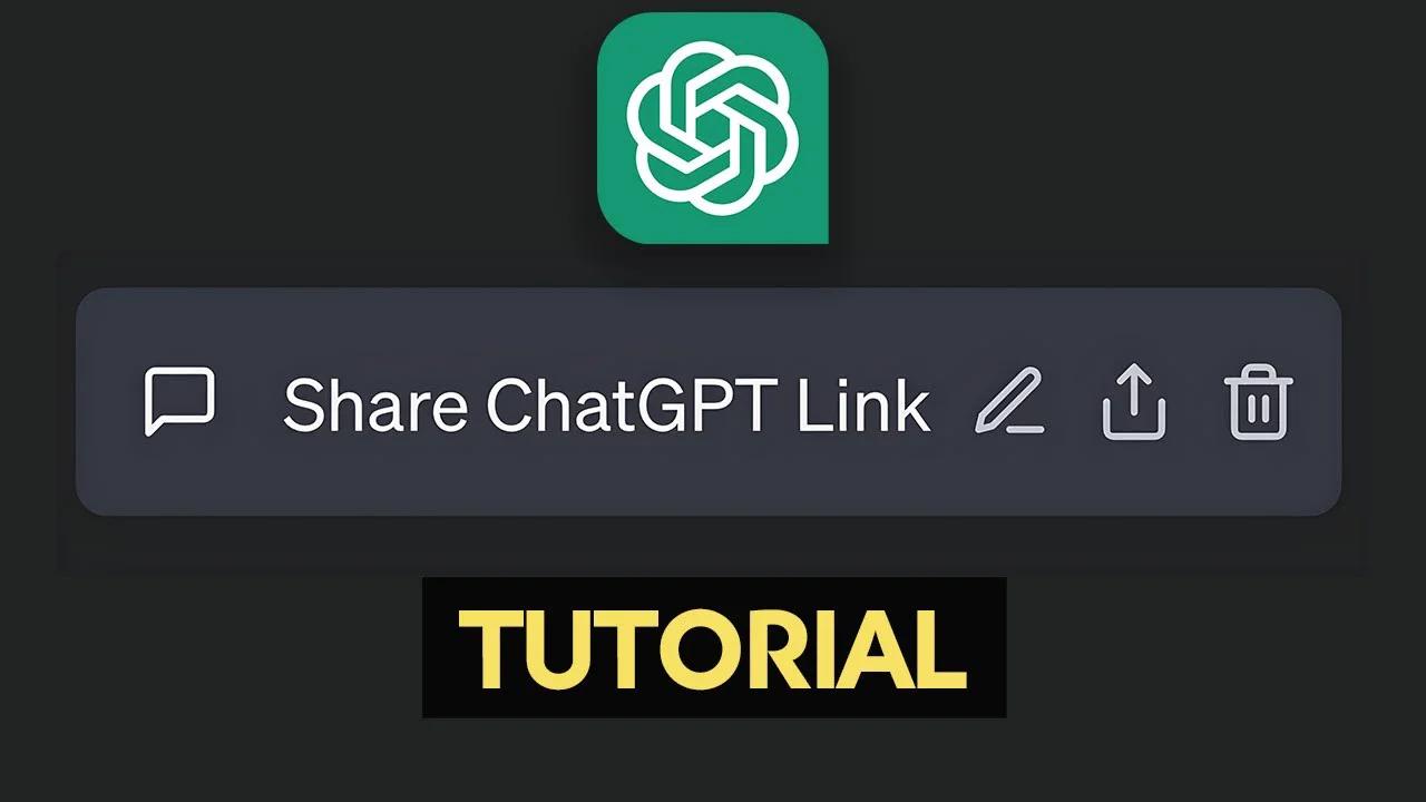 How To Share ChatGPT Conversation Links | Tutorial