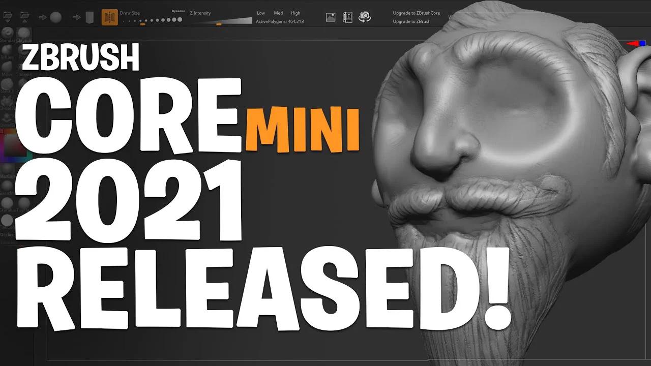 ZBRUSH CORE Mini 2021 Released! With New Features😍😍