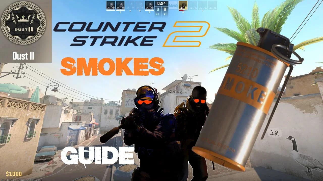 CS2 Dust2 Smokes Guide 2023 | Mastering Strategic (Smokes and Tactics)