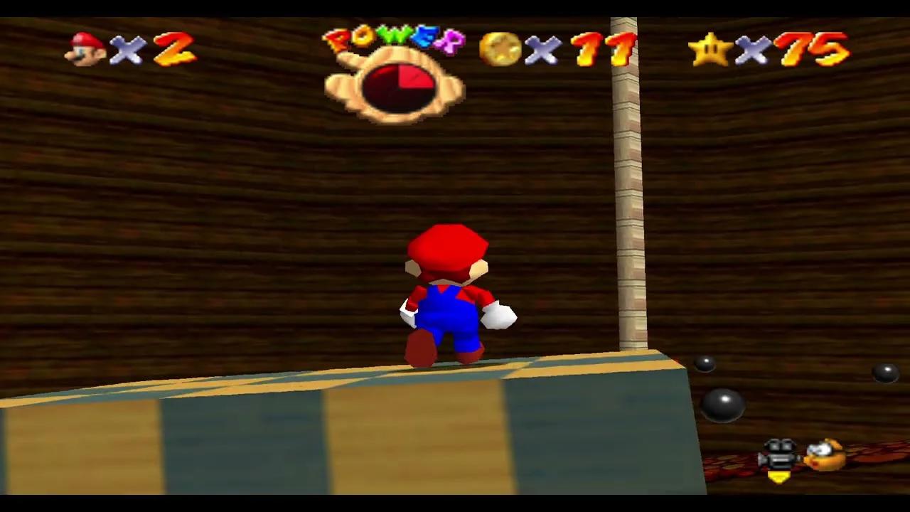 Super Mario 64 (1080p) [Lazy Lakitu] - Elevator Tour in the Volcano [NC]
