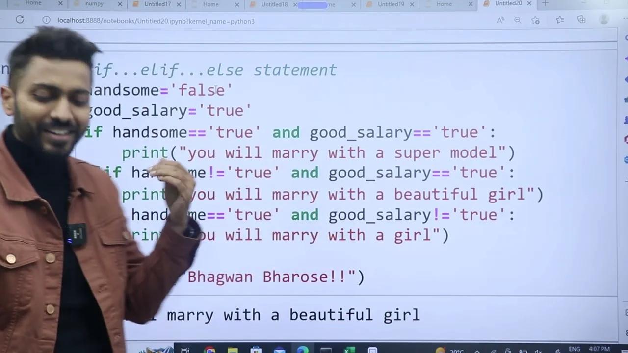 If else, elif in Python 🐍 | Nested If | Python for Beginners