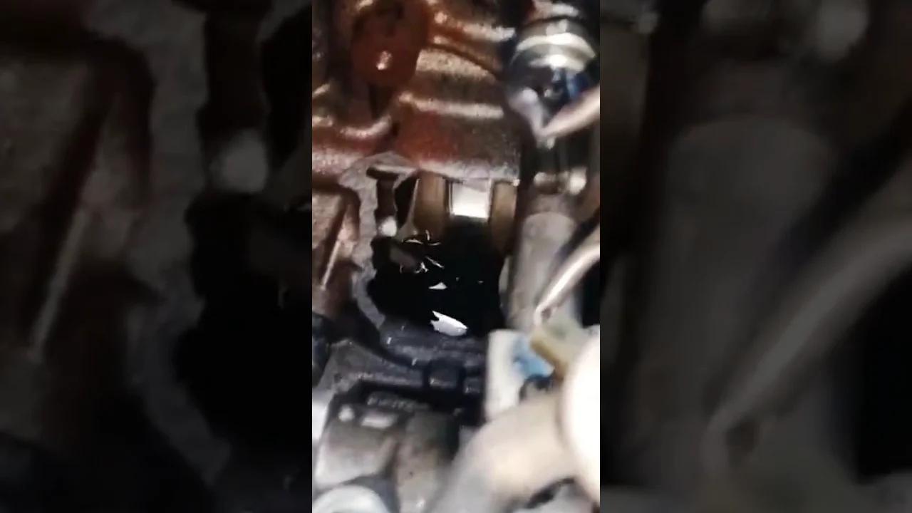 Car Engine Block Has Hole, Engine Still Runs!#car #shorts #repair # ...