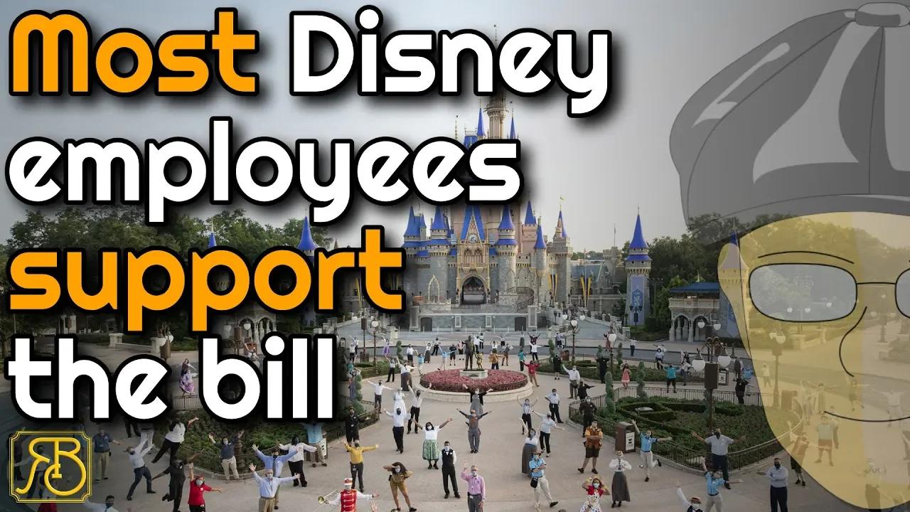 Disney EMPLOYEES oppose Disney's stance
