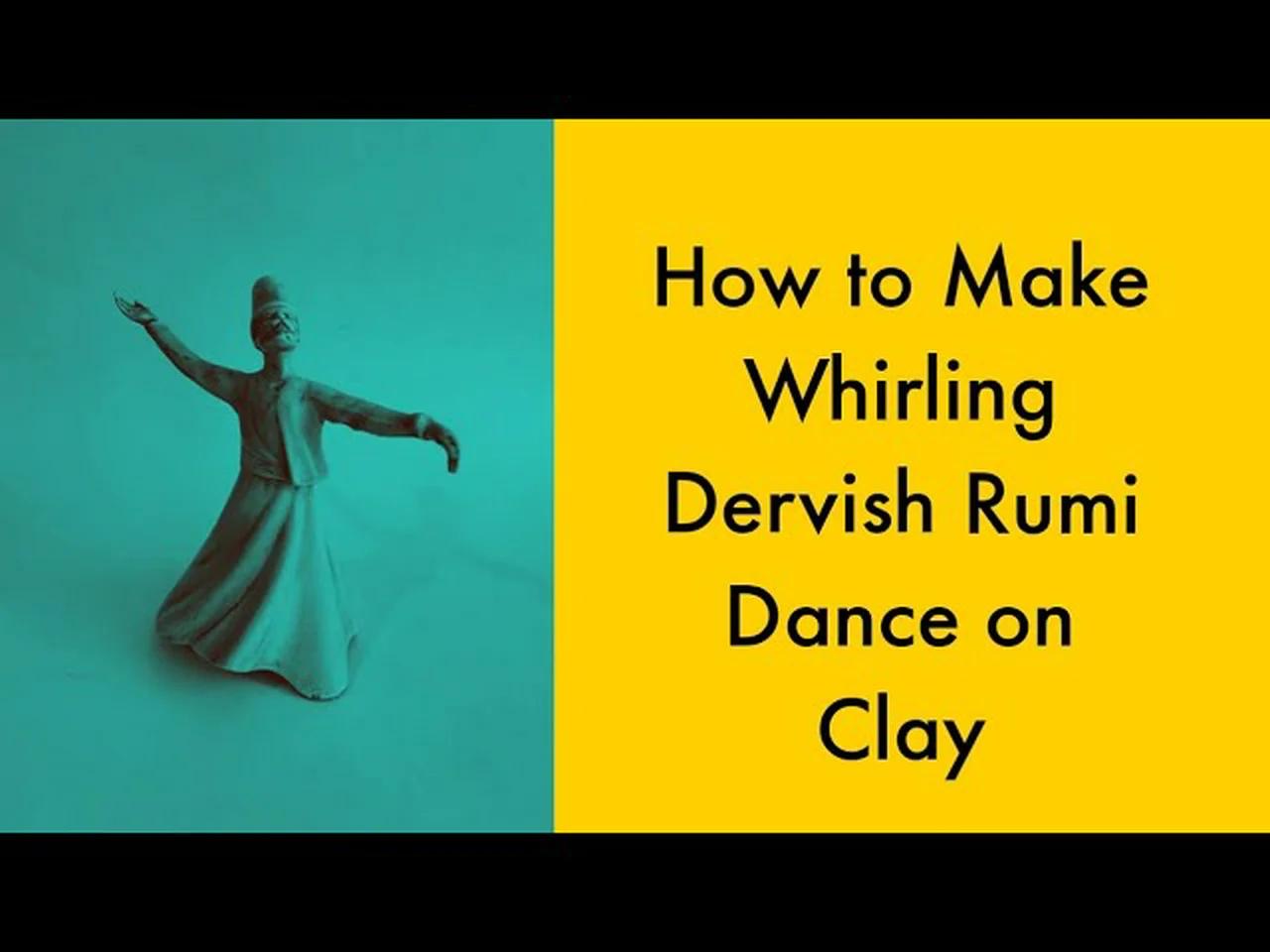 how to make | whirling Dervish | Rumi Dance on Clay | impressions on ...