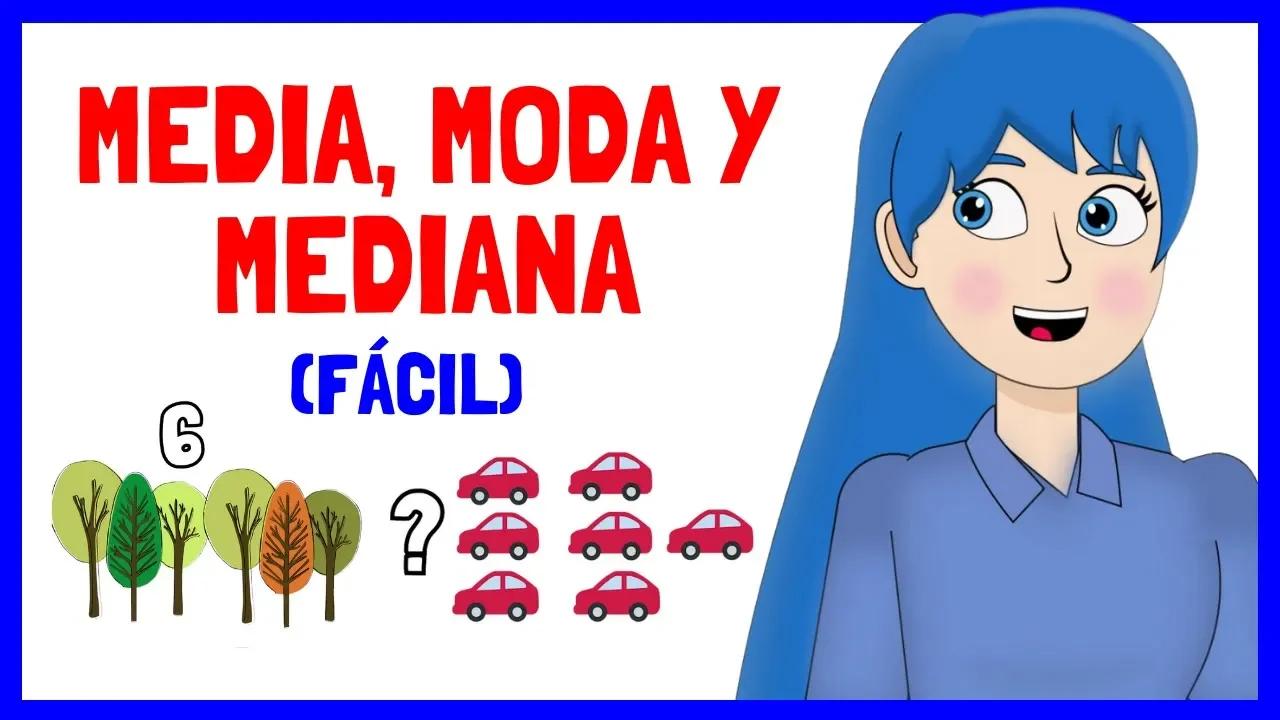 MEDIA, MODA Y MEDIANA - explicación fácil y con EJEMPLOS🤔Medidas de ...