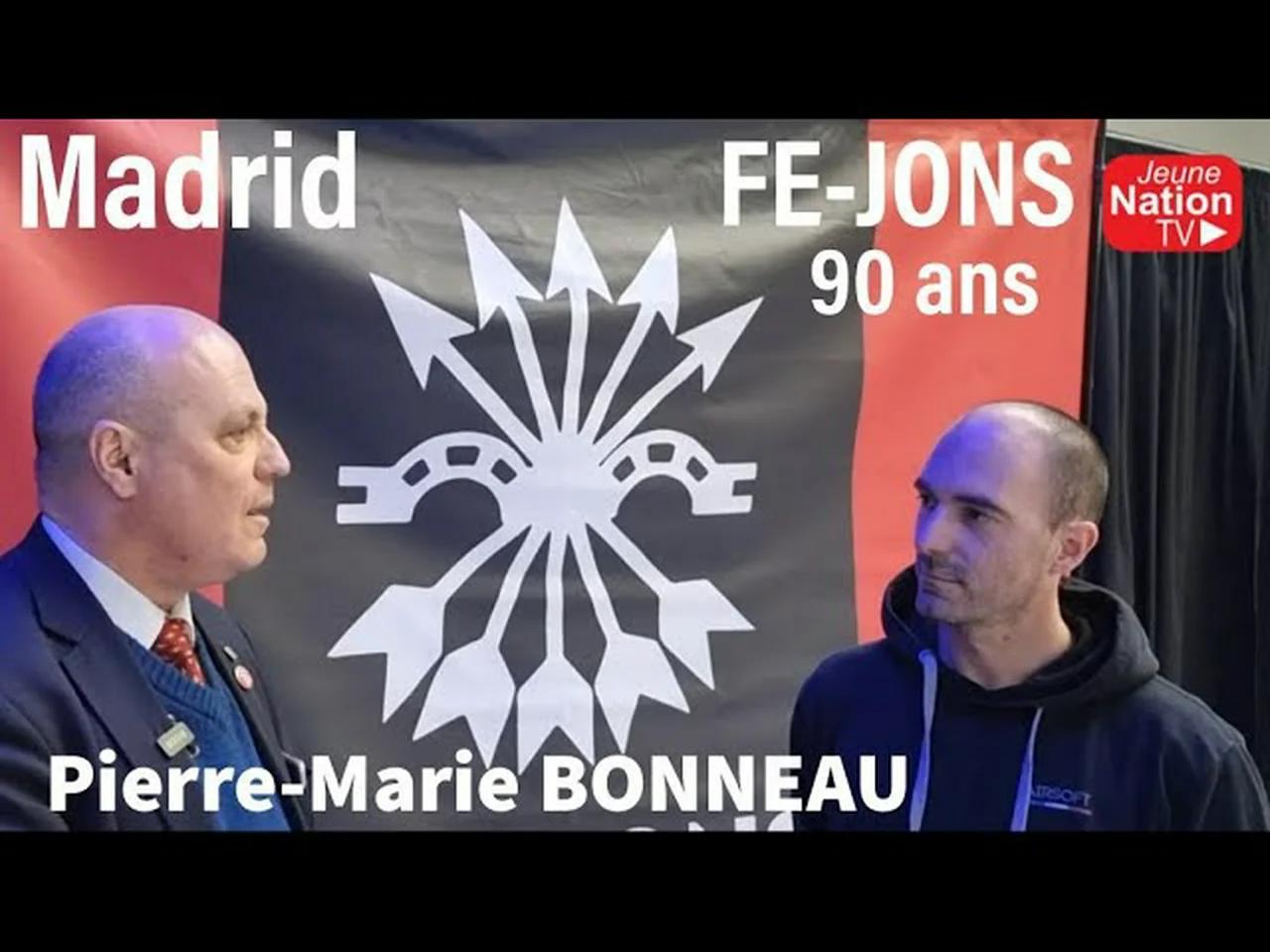 JNTV : Pierre-Marie BONNEAU aux 90 ans de la Phalange espagnole.