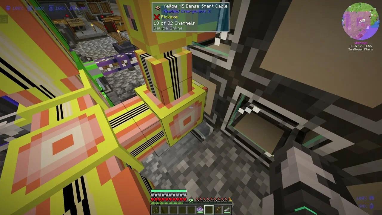 How I make train tracks with Create mod and Applied Energetics 2 in ...