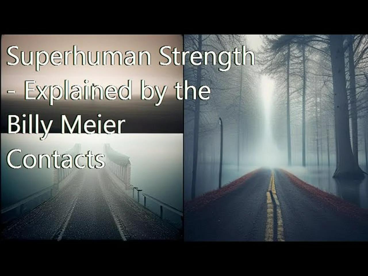 Superhuman Strength Explained by the Billy Meier Contacts