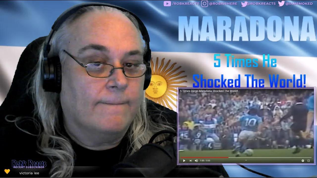 Diego Maradona RIP - Reaction Review of 5 times he Shocked the World