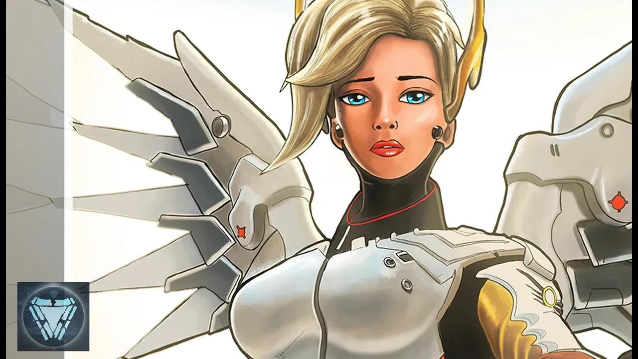 DRAWING MERCY - OVERWATCH | Digital Timelapse Drawing/Painting | Photoshop