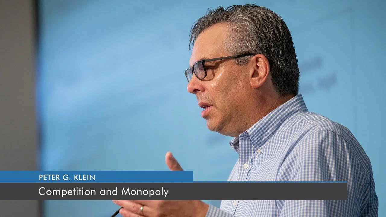 Competition and Monopoly | Peter G. Klein