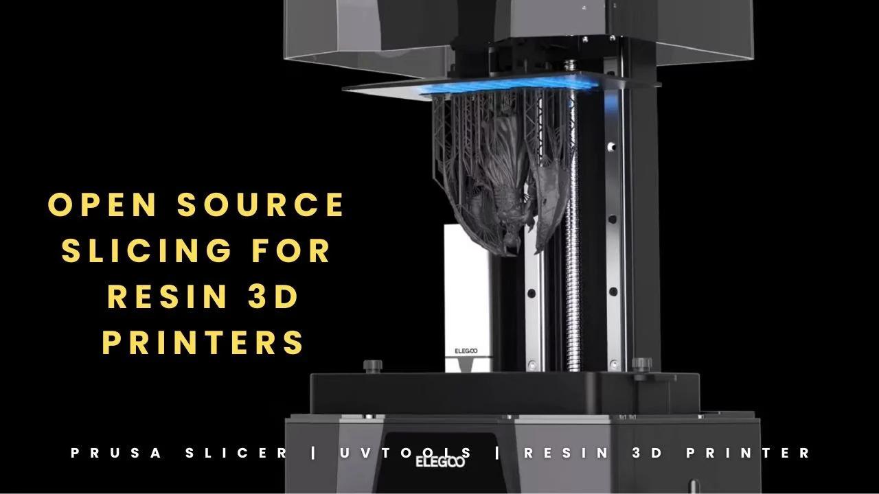 Resin 3D Printing Using Only Open Source Tools