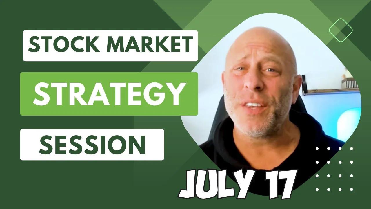 Stock Market Strategy Session | PreMarket Q&A Stock Market Strategy Session | PreMarket Q&A