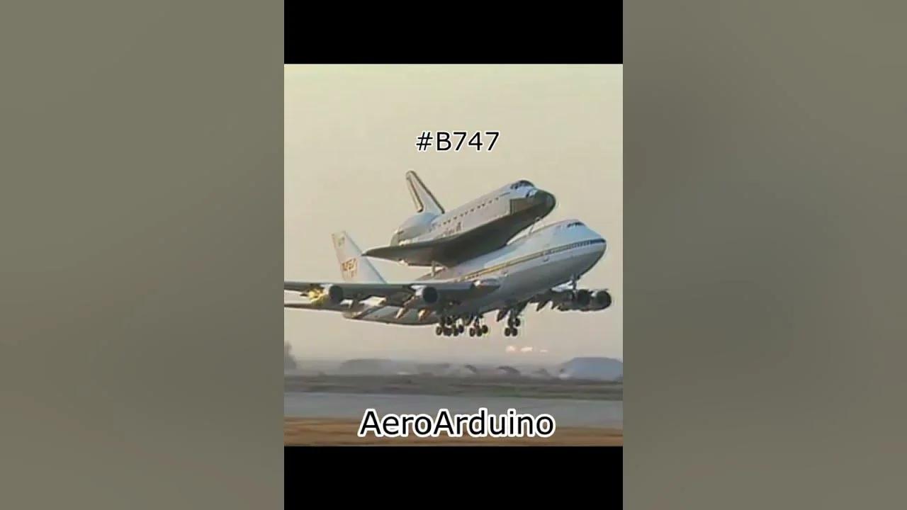 Modified #B747 Giant Space Shuttle Carrier #Flying #Aviation #AeroArduino