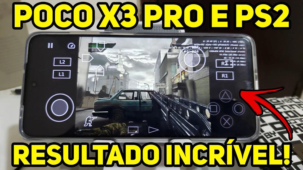 POCO X3 PRO E A EMULAÇÃO DE PS2 NO ANDROID COM AETHERSX2! ESSE CELULAR ...