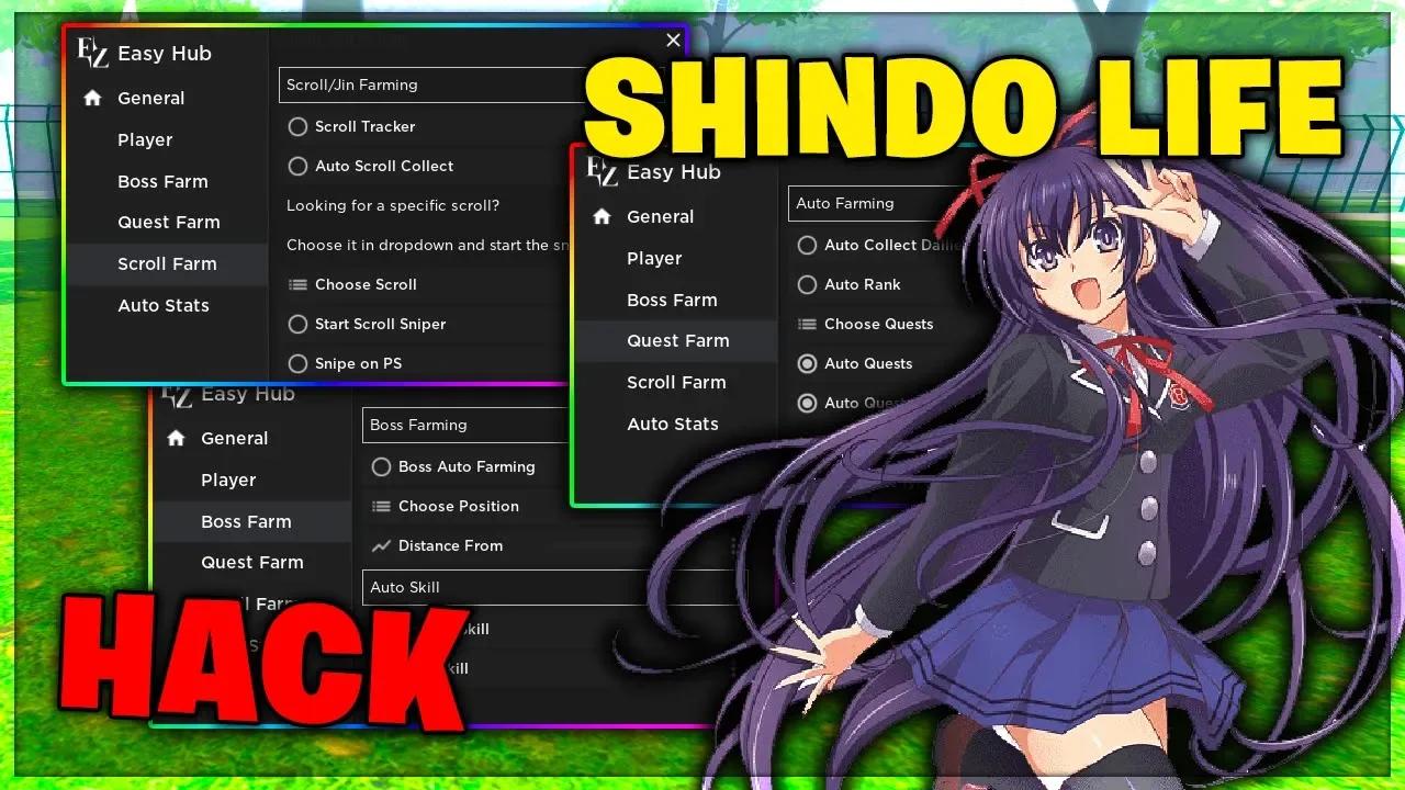 [OP] ROBLOX 🔥 Shindo Life Script Hack Gui Exploit 🔥 Auto Farm | Infinite Spins | WORKING