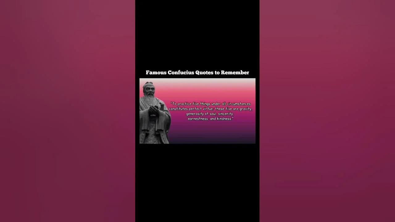 Famous Confucius Quotes to Remember