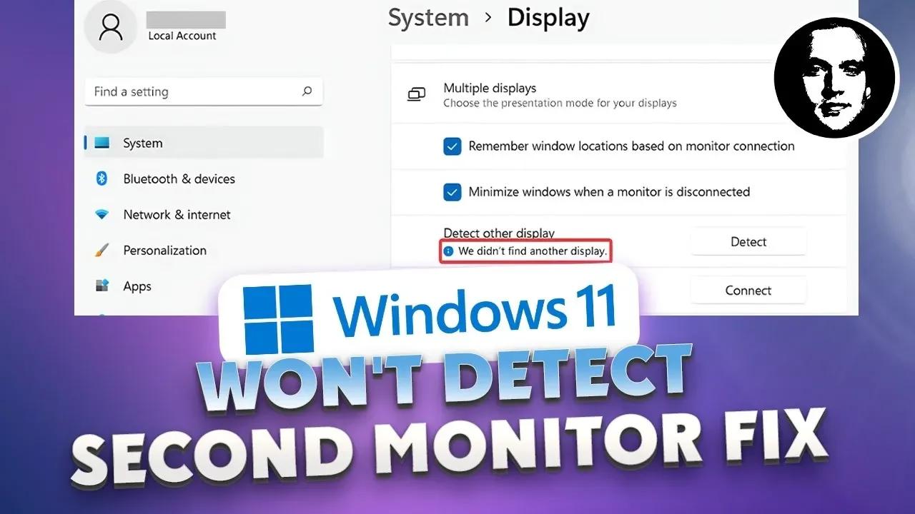 Windows 11 Won't Detect Second Monitor FIX