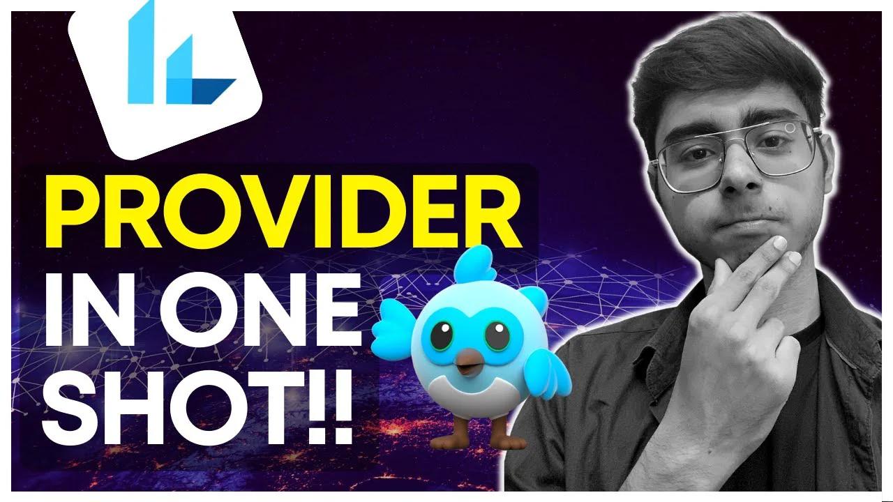 🥵 Flutter Provider State Management Make A Simple Project Flutter 6688