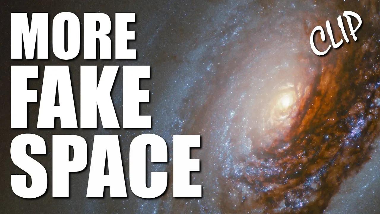 More Fake Space Photos - Thanks NASA (clip)