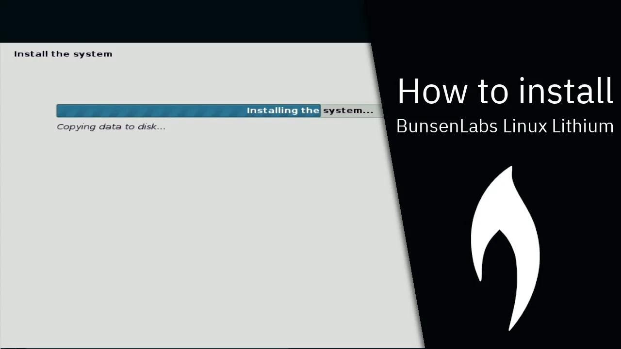 How to install BunsenLabs Linux Lithium