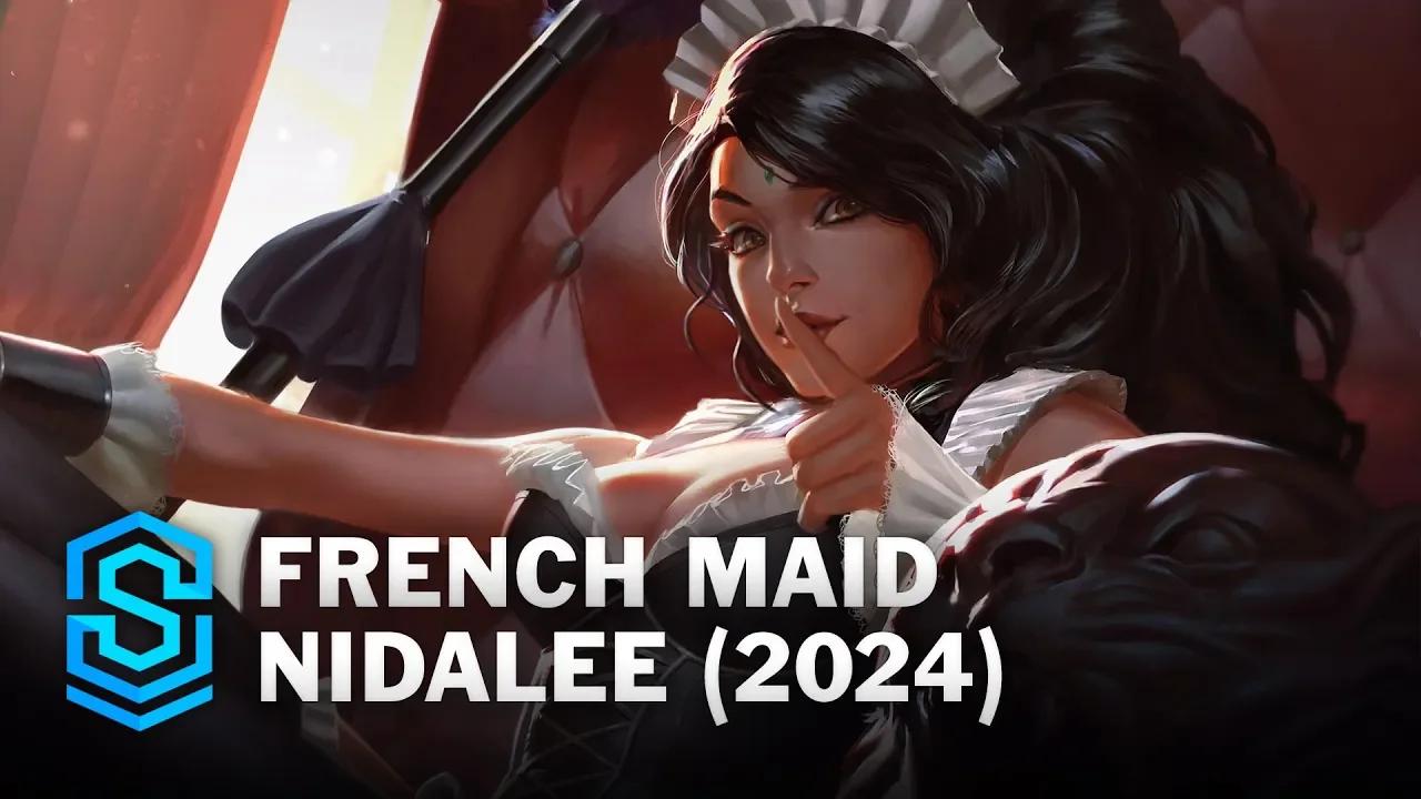 French Maid Nidalee Skin Spotlight - League of Legends