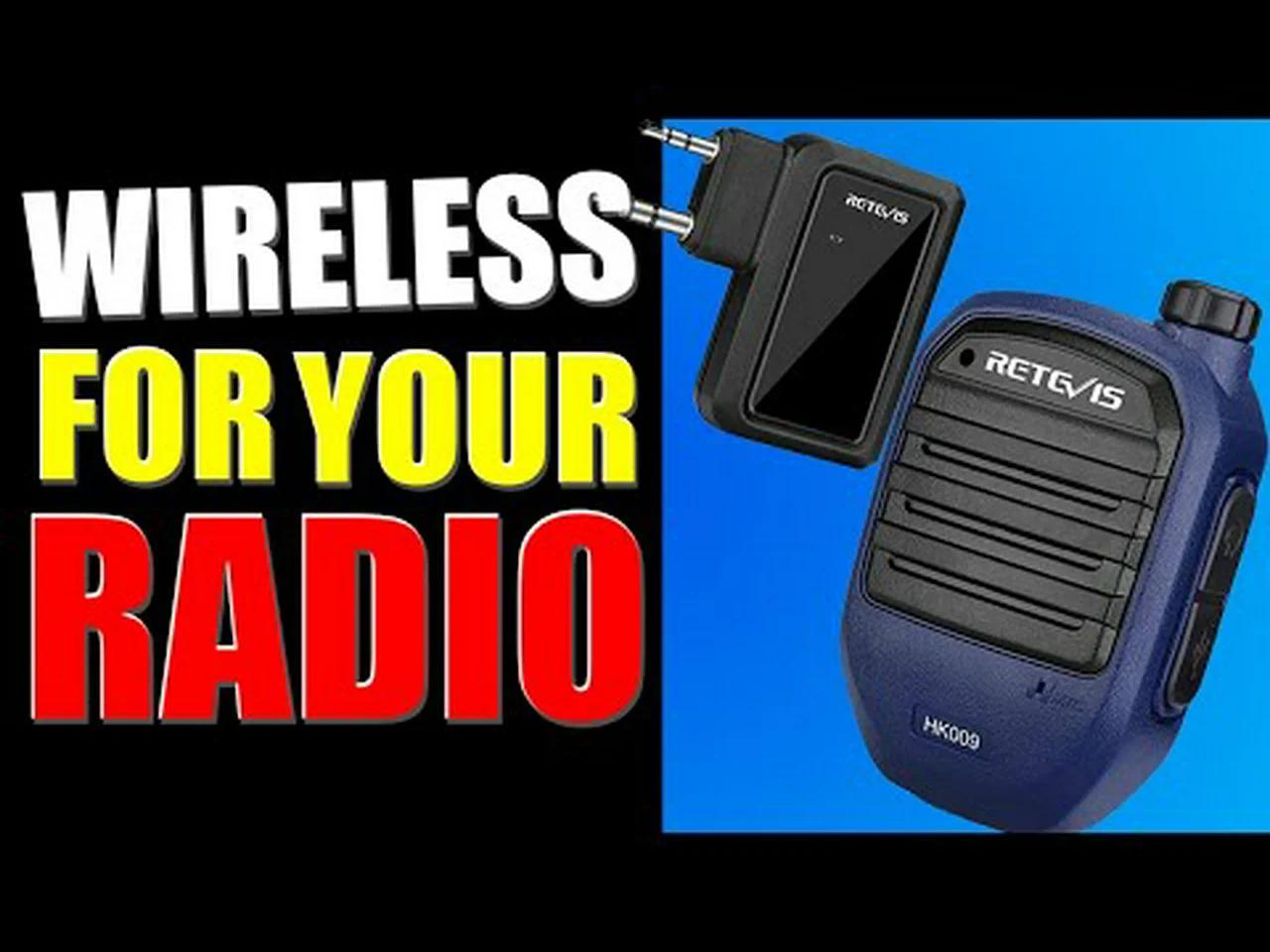Quick Connect - Bluetooth Handheld Microphone for Ham Radio, GMRS, FRS ...